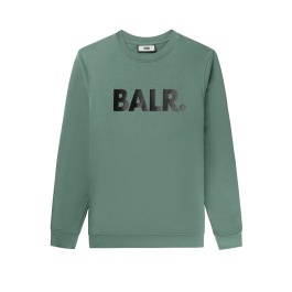 Balr Brand Straight Crewneck Sweaters Groen B1262.1022 1145