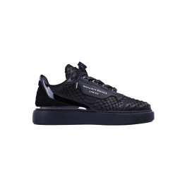 Exclusieve Benjamin Berner sneakers: zwart python design van Raphael