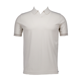 Genti No Buttons Ss Polos Off White K9118-1260