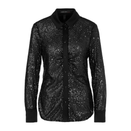 Marccain blouse zwart xc 51.27 j28 - stijlvol en verfijnd design
